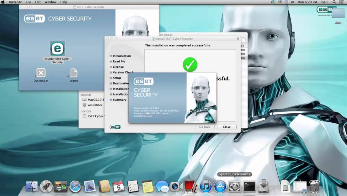 ESET CYBERSECURITY FOR MAC - Internet Virus Solution